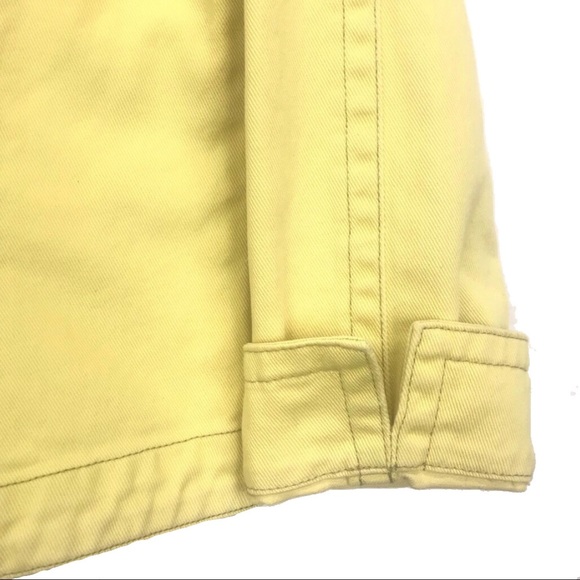 CAbi | Jackets & Coats | Cabi Trucker Western Yellow Denim Jacket M ...